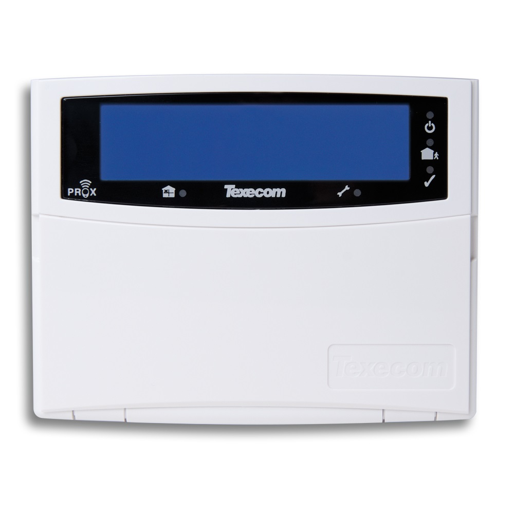 Texecom Premier Elite LCDLP Keypad (Blue LCD) | DBD-0168 - Ehub ...