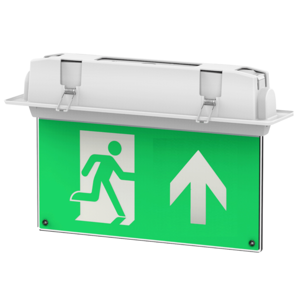 Channel 5-in-1 LED Emergency Exit Sign | E/5IN1 - Ehub Distribution