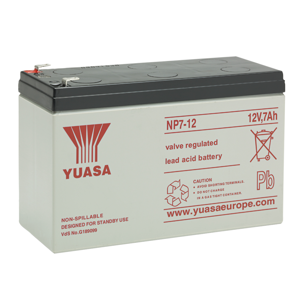 Yuasa 12V 7Ah Industrial NP Series Battery | NP7-12 - Ehub Distribution