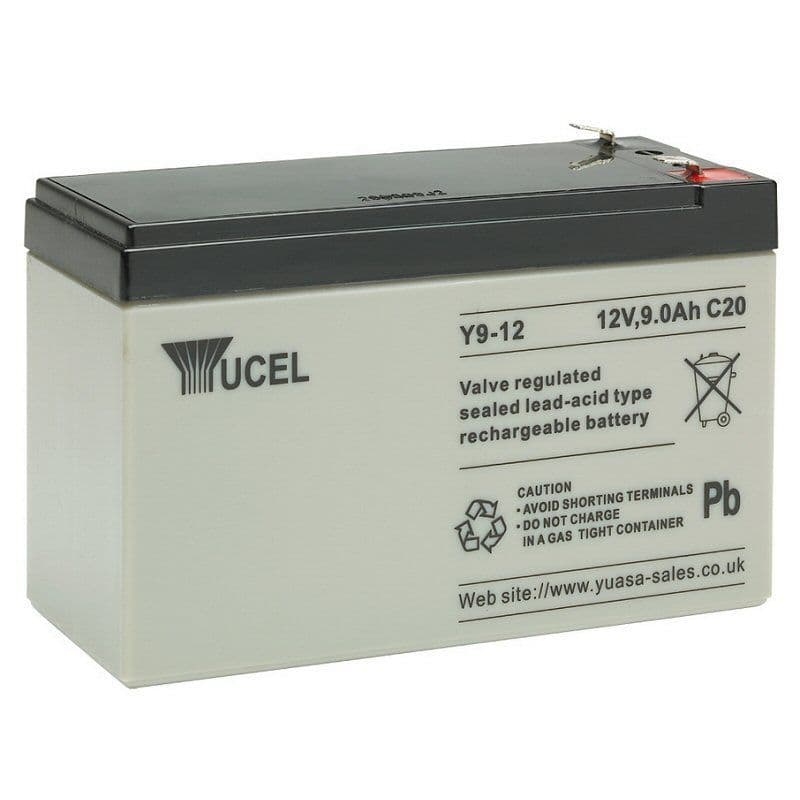 Yuasa YUCEL 12V 9Ah Battery | Y9-12 - Ehub Distribution